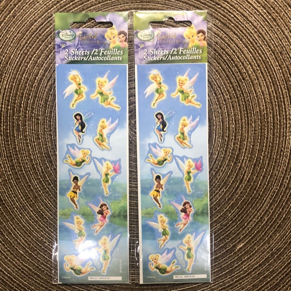 Disney | Office | Disney Fairies Tinkerbell Stickers | Poshmark